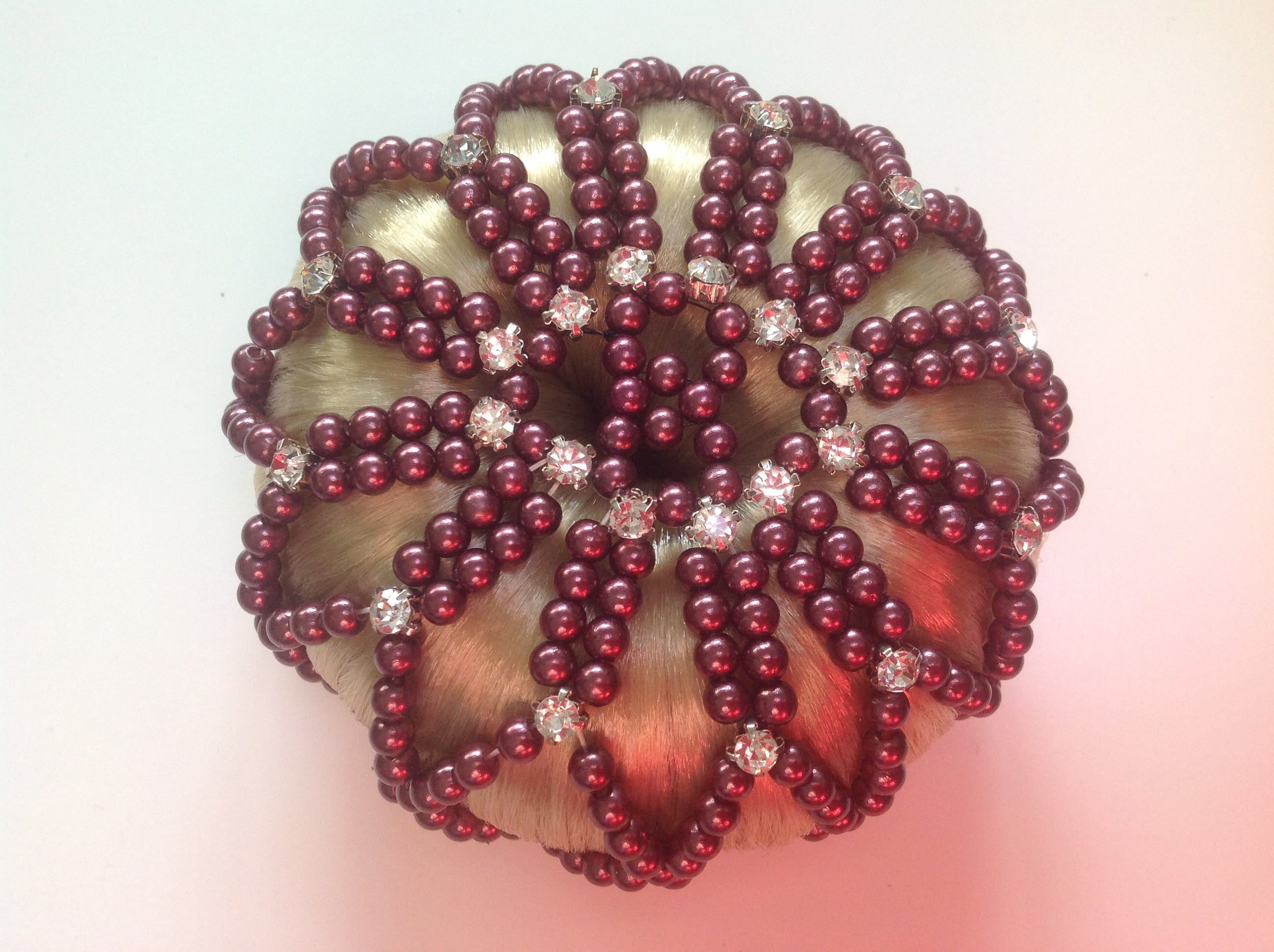 Pearl and Crystal Beaded Bun Nets – Zafina